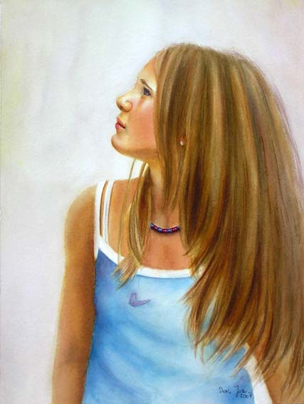 Denise portrait - Watercolor & Oil Paintings of Roses and Flowers, DVDs ...