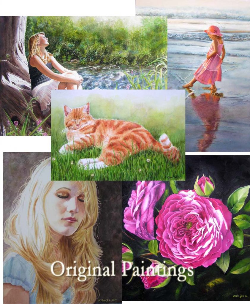 Available Original Paintings by Doris Joa - Watercolor & Oil Paintings ...