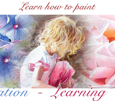 How to paint with Doris Joa - Watercolor & Oil Paintings of Roses and ...