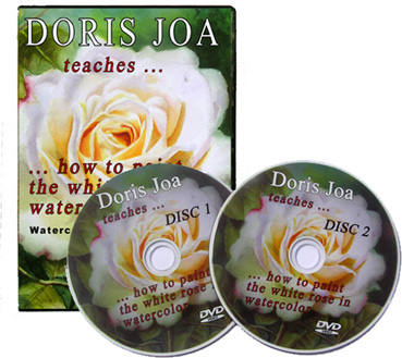 Watercolor DVD #1 - Watercolor & Oil Paintings of Roses and Flowers ...