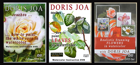 Art Instruction on DVD by Fine Artist Doris Joa - Watercolor & Oil ...