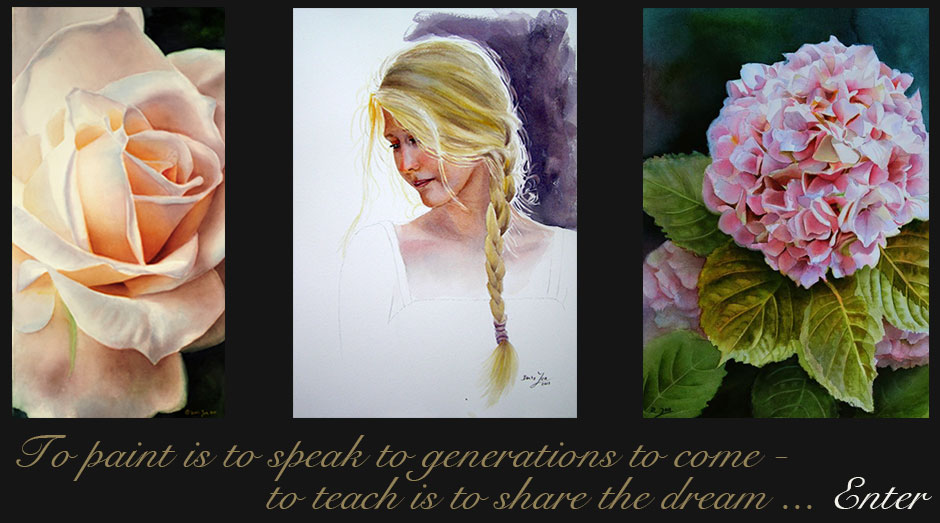 front-1 - Watercolor & Oil Paintings of Roses and Flowers, DVDs ...